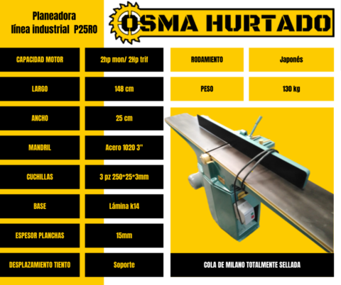 Planeadoras o canteadoras industriales para madera ...